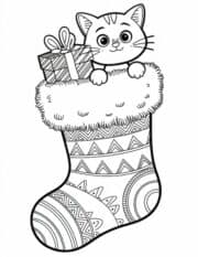 20 Free Printable Christmas Stocking Coloring Pages for Kids - Prudent ...