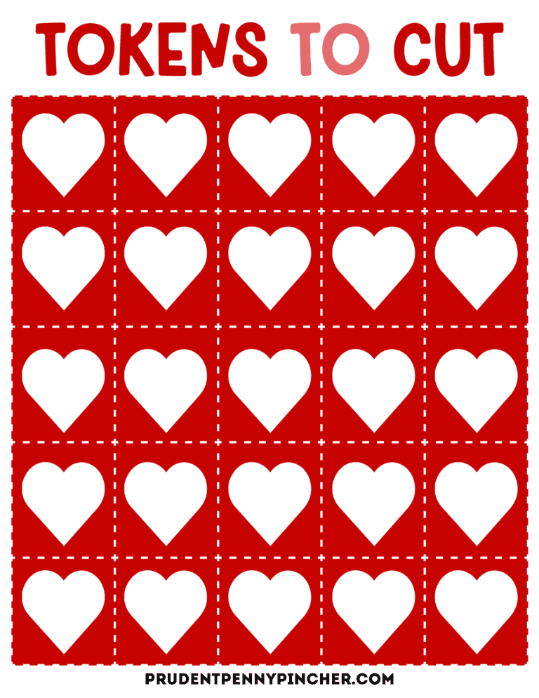 Free Printable Valentine’s Day Bingo Cards - Prudent Penny Pincher