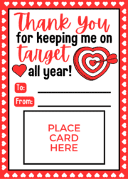 Free Printable Teacher Valentine Gift Card Holders - Prudent Penny Pincher
