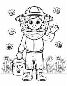 25 Free Printable Bee Coloring Pages for Kids - Prudent Penny Pincher