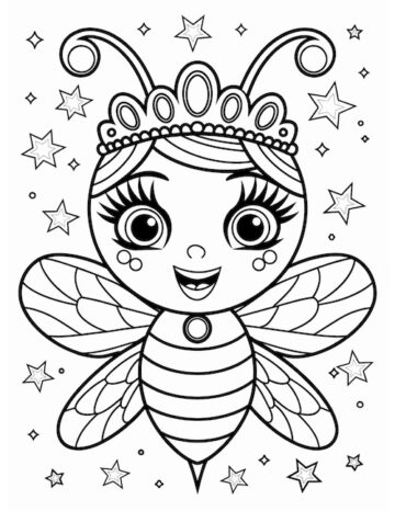 25 Free Printable Bee Coloring Pages for Kids - Prudent Penny Pincher