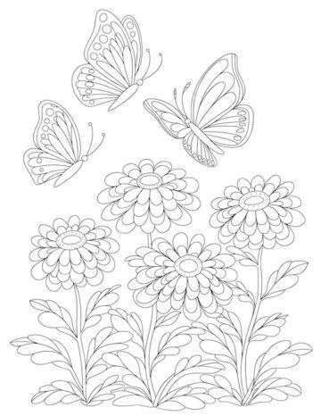 30 Free Printable Butterfly Coloring Pages - Prudent Penny Pincher