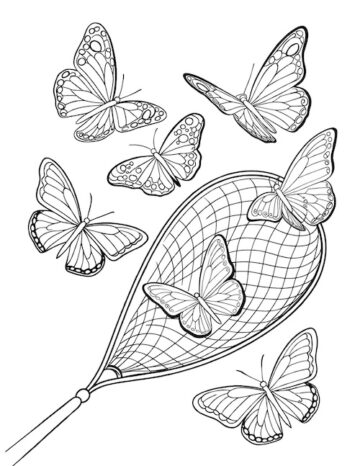 30 Free Printable Butterfly Coloring Pages - Prudent Penny Pincher