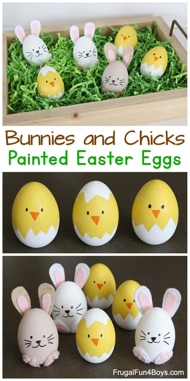 20 Fun and Easy Easter Egg Painting Ideas for Kids - Prudent Penny Pincher