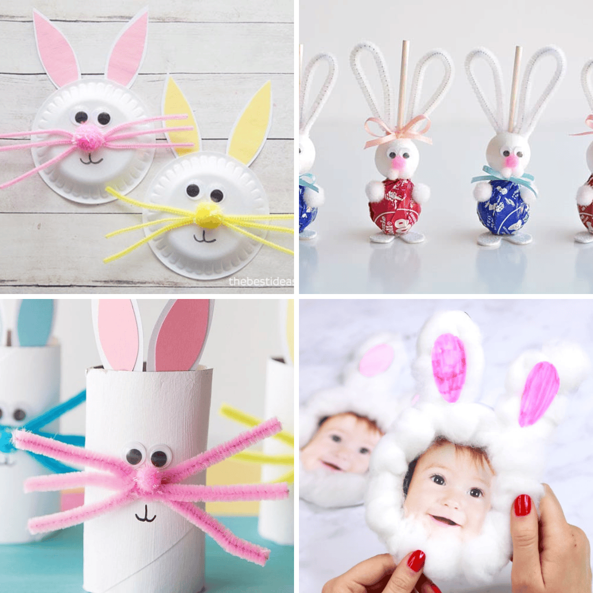 25 Best Easter Bunny Crafts for Kids - Prudent Penny Pincher