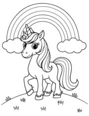 30 Free Printable Rainbow Coloring Pages for Kids - Prudent Penny Pincher