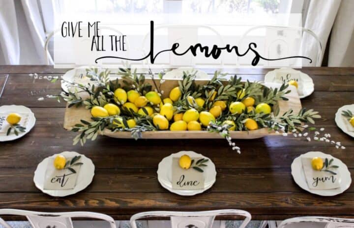 25 Best DIY Lemon Decor Ideas for Summer - Prudent Penny Pincher