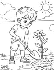 20 Free Printable Garden Coloring Pages for Kids - Prudent Penny Pincher