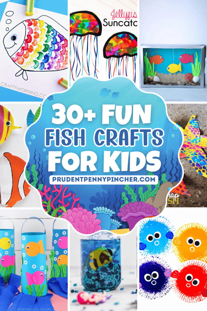 30 Best Fish Crafts for Kids - Prudent Penny Pincher