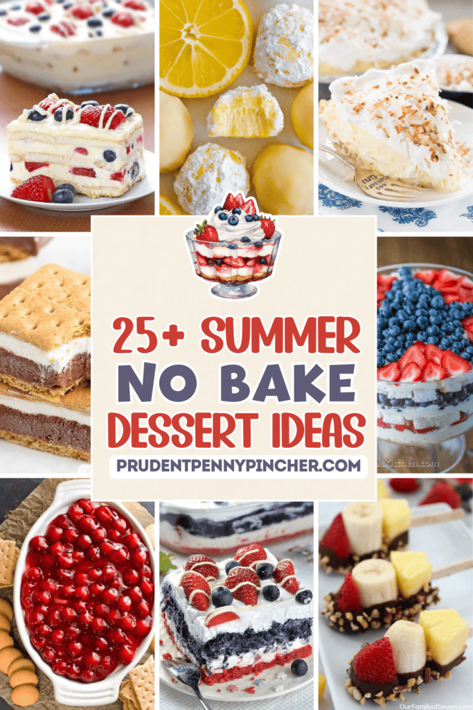 25 Easy No Bake Summer Desserts - Prudent Penny Pincher