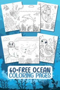 60+ Ocean Coloring Pages for Kids - Prudent Penny Pincher