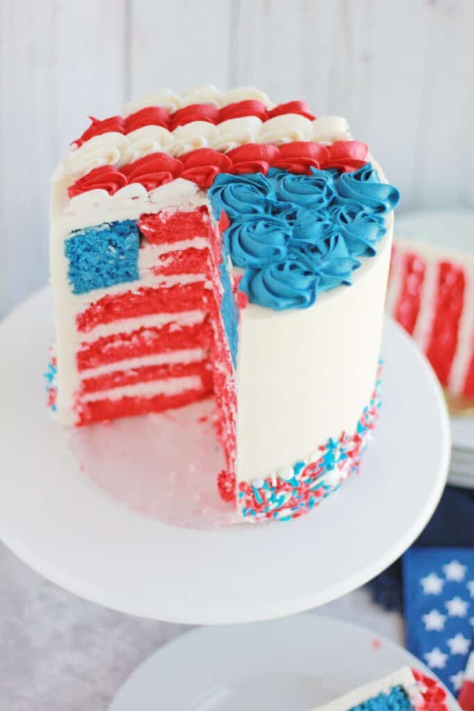 20 Patriotic 4th of July Cake Recipes - Prudent Penny Pincher