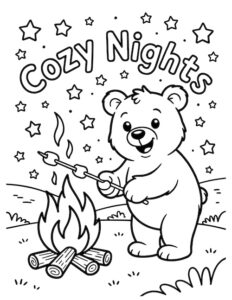 20 Free Printable Camping Coloring Pages for Kids - Prudent Penny Pincher