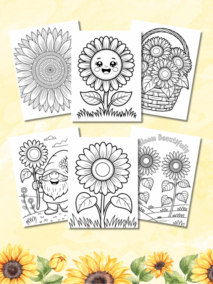 15 Free Printable Beach Coloring Pages for Kids - Prudent Penny Pincher