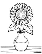 20 Free Printable Sunflower Coloring Pages - Prudent Penny Pincher