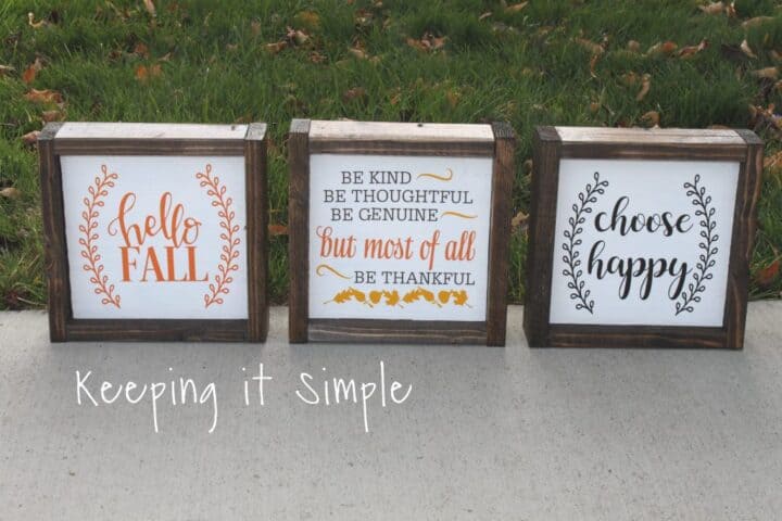 25 Easy DIY Fall Signs - Prudent Penny Pincher
