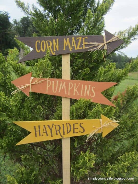 25 Easy DIY Fall Signs - Prudent Penny Pincher