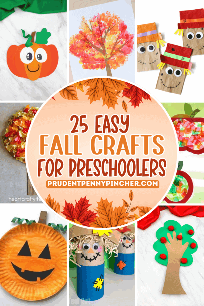25 Easy Fall Crafts for Preschoolers - Prudent Penny Pincher