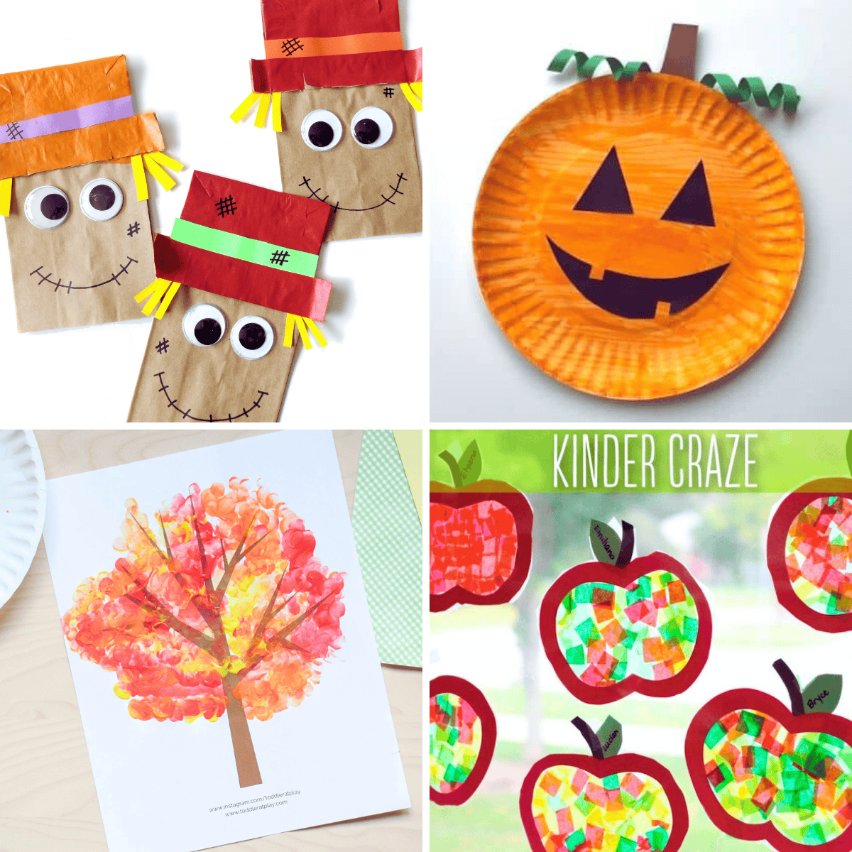 25 Easy Fall Crafts for Preschoolers - Prudent Penny Pincher
