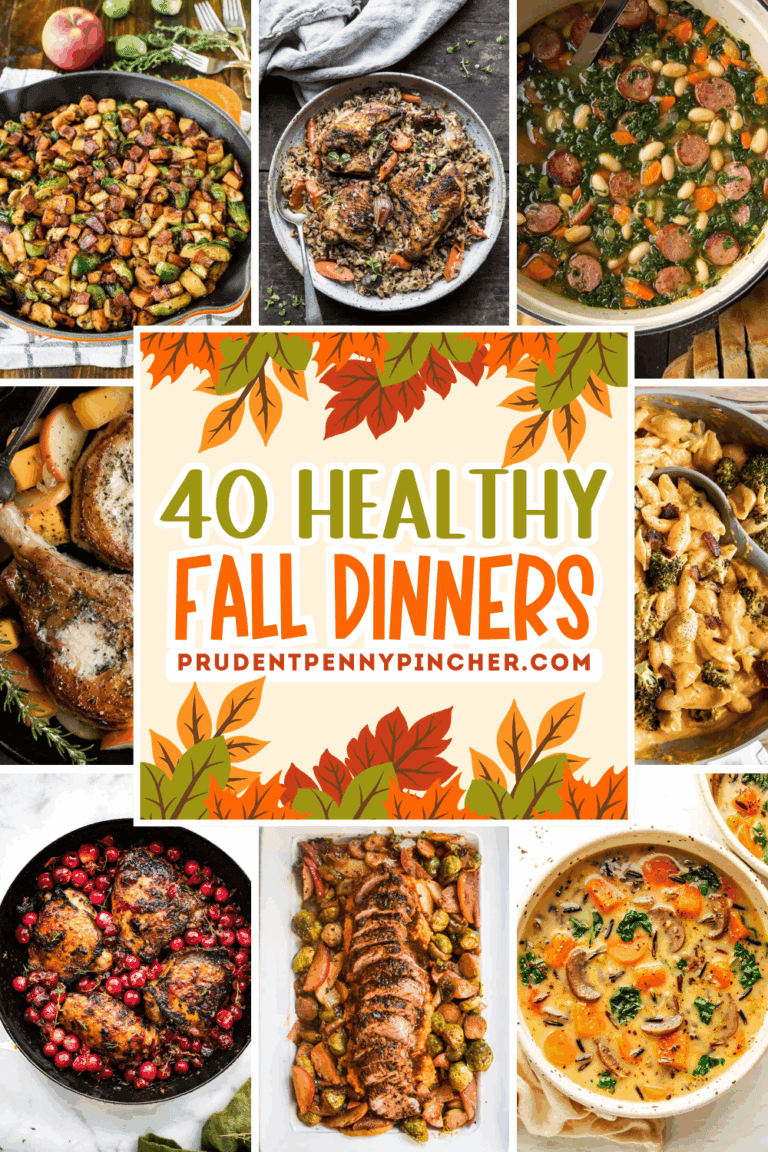 40 Easy and Healthy Fall Dinners - Prudent Penny Pincher