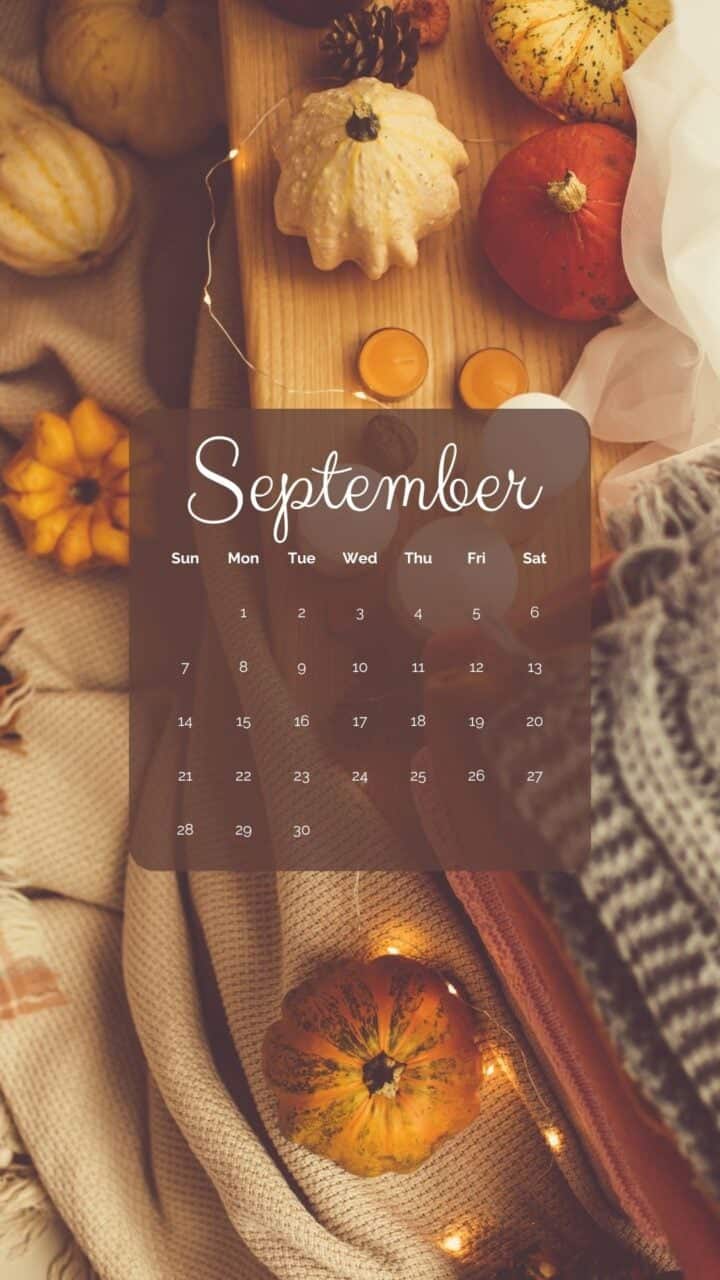 25 Free Phone September Wallpapers - Prudent Penny Pincher