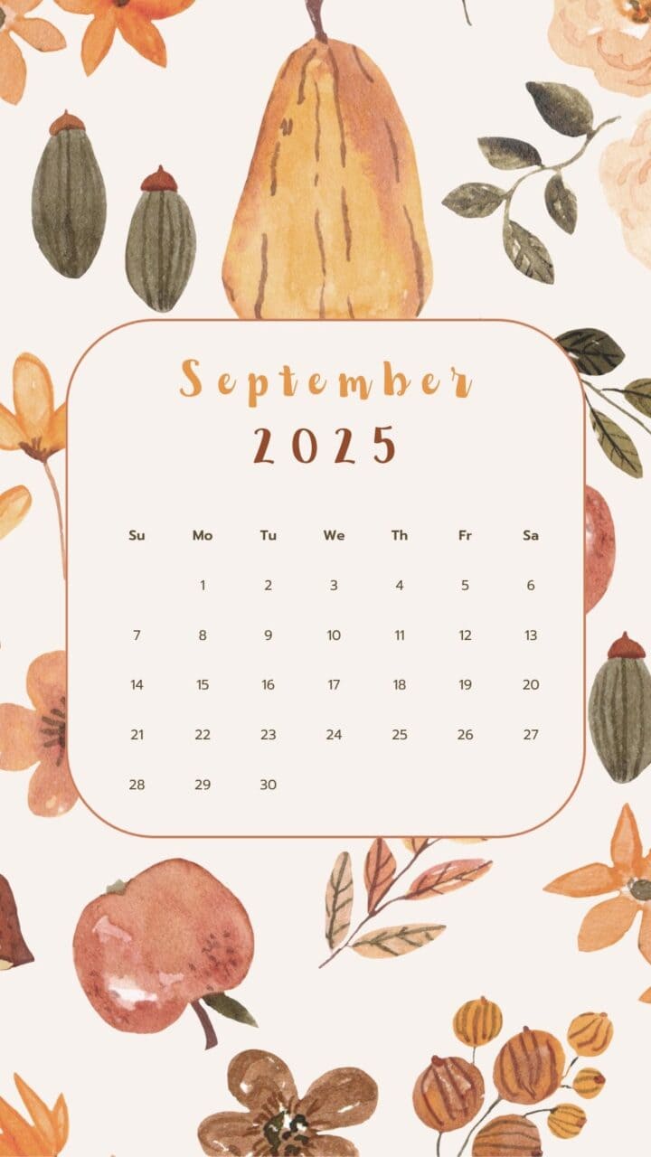 25 Free Phone September Wallpapers - Prudent Penny Pincher