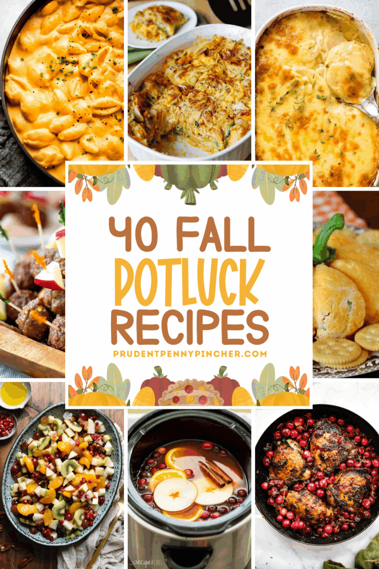 40 Best Fall Potluck Ideas - Prudent Penny Pincher