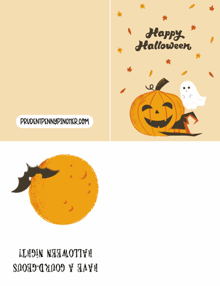 20 Free Printable Halloween Cards - Prudent Penny Pincher