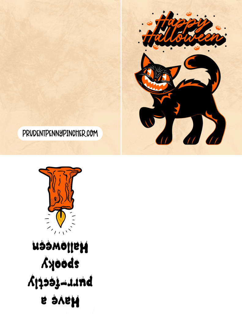 20 Free Printable Halloween Cards - Prudent Penny Pincher