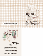 20 Free Printable Halloween Cards - Prudent Penny Pincher