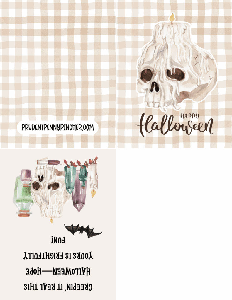 20 Free Printable Halloween Cards - Prudent Penny Pincher