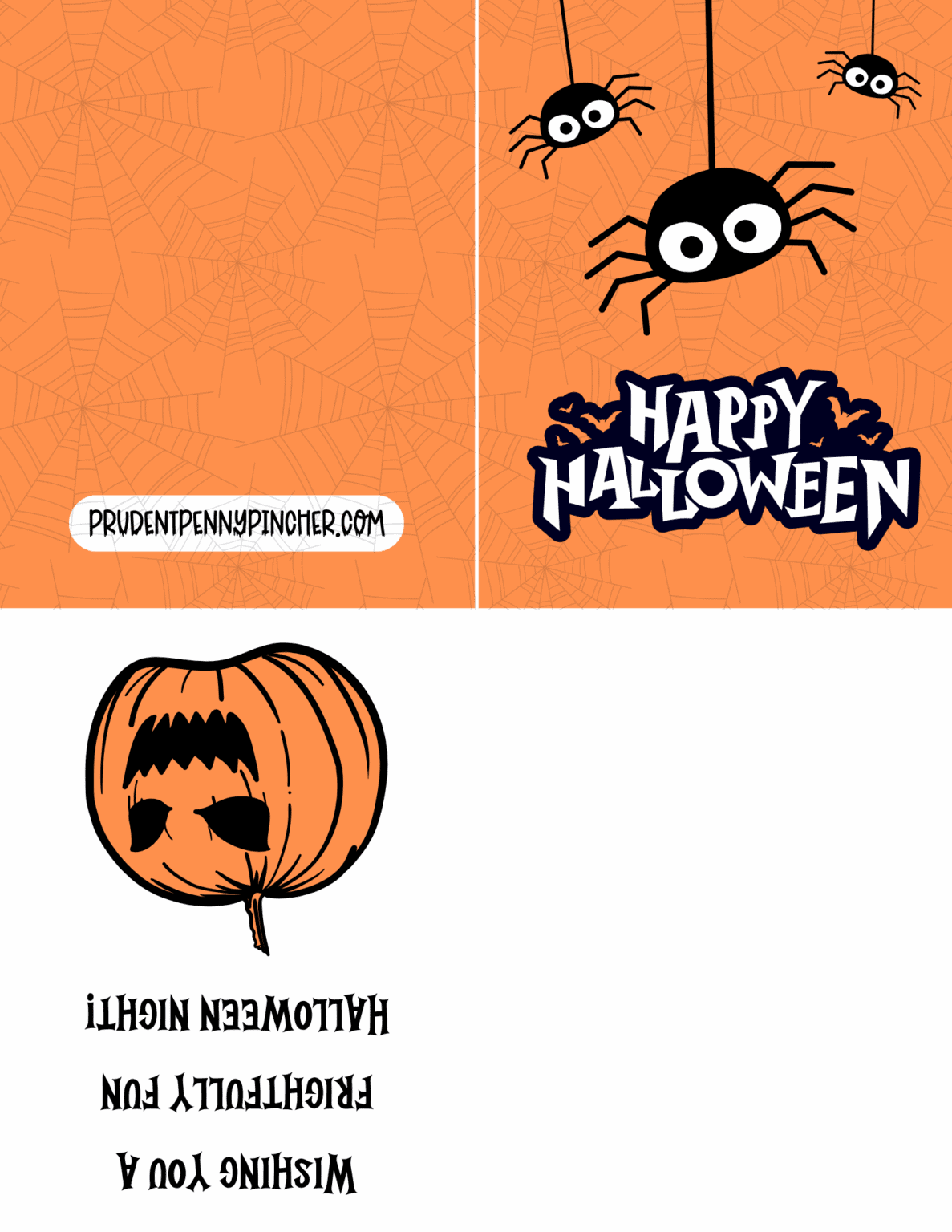 20 Free Printable Halloween Cards - Prudent Penny Pincher