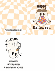 20 Free Printable Halloween Cards - Prudent Penny Pincher