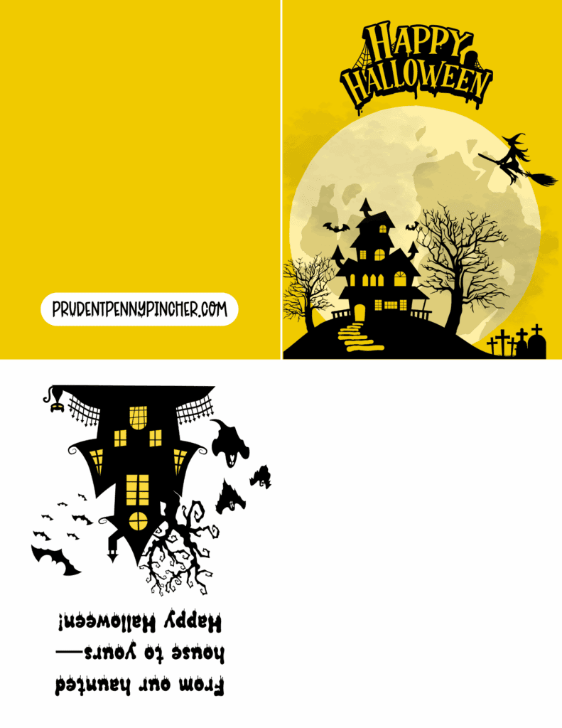 20 Free Printable Halloween Cards - Prudent Penny Pincher