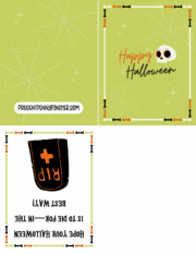 20 Free Printable Halloween Cards - Prudent Penny Pincher