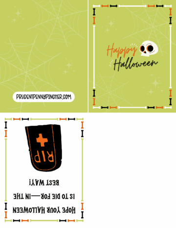 20 Free Printable Halloween Cards - Prudent Penny Pincher