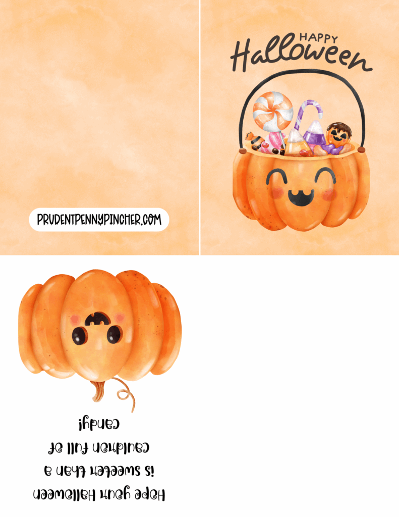 20 Free Printable Halloween Cards - Prudent Penny Pincher