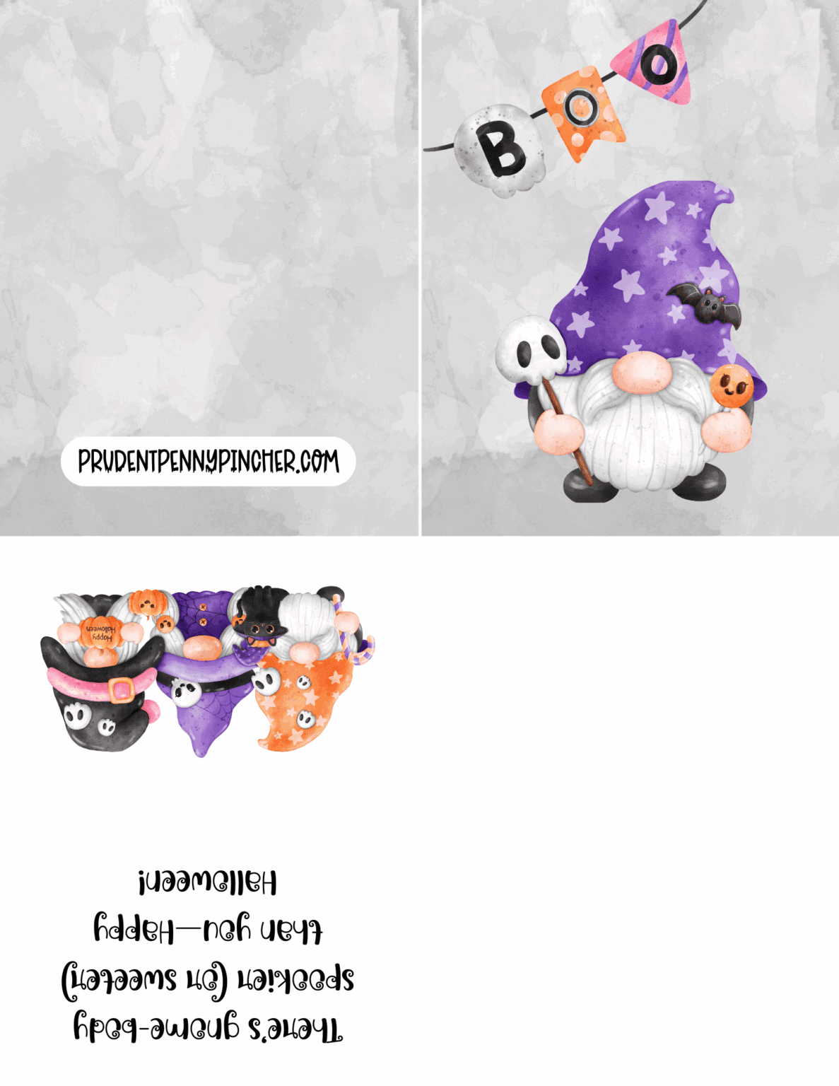 20 Free Printable Halloween Cards - Prudent Penny Pincher