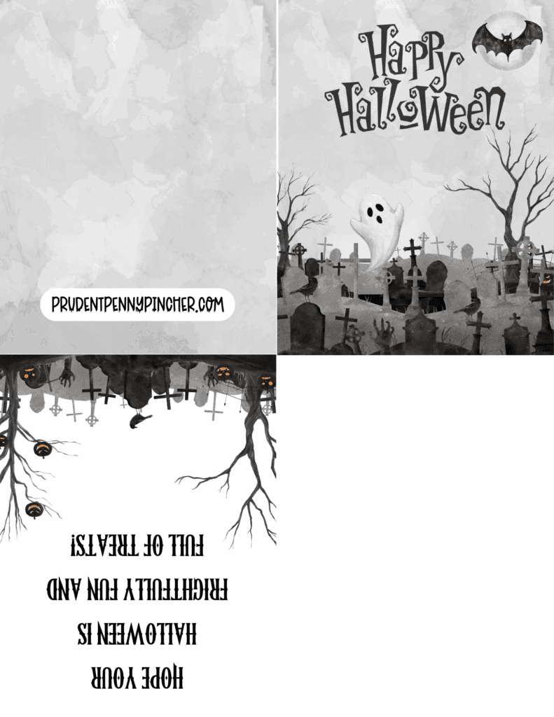 20 Free Printable Halloween Cards - Prudent Penny Pincher