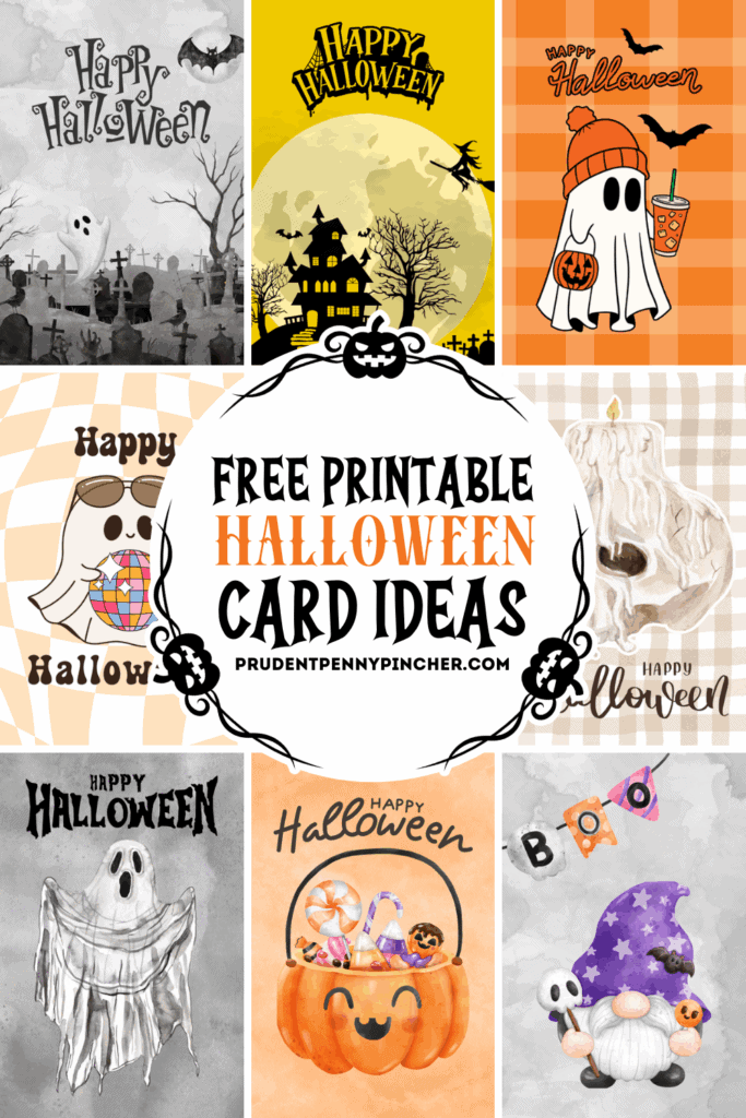 20 Free Printable Halloween Cards - Prudent Penny Pincher