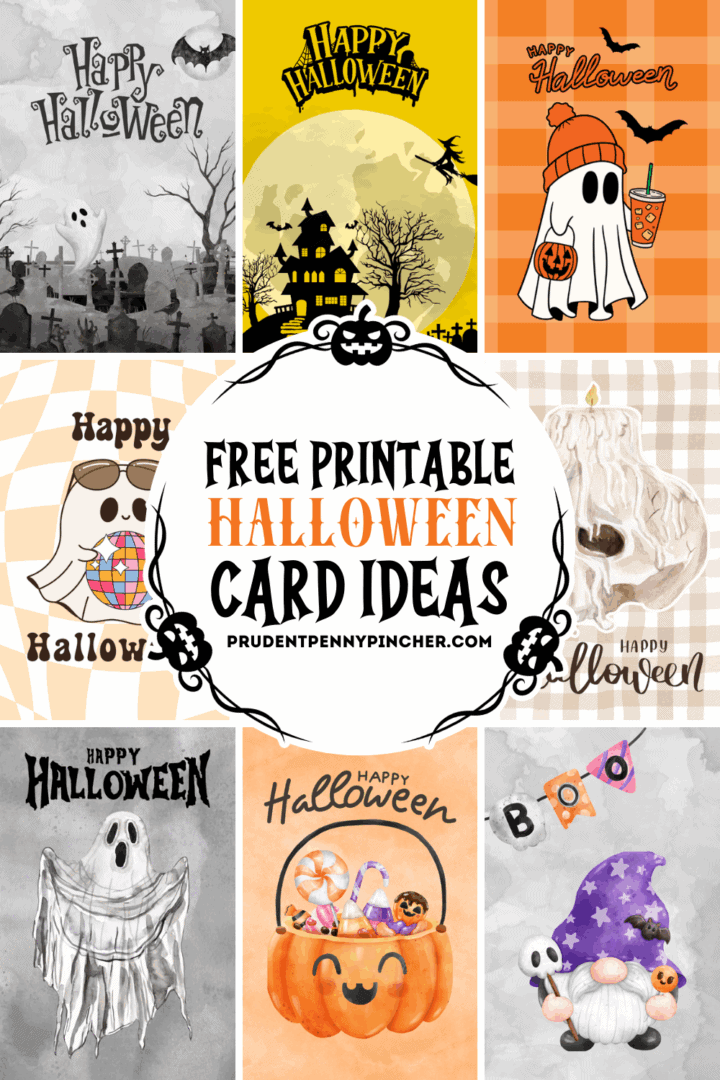 20 Free Printable Halloween Cards - Prudent Penny Pincher