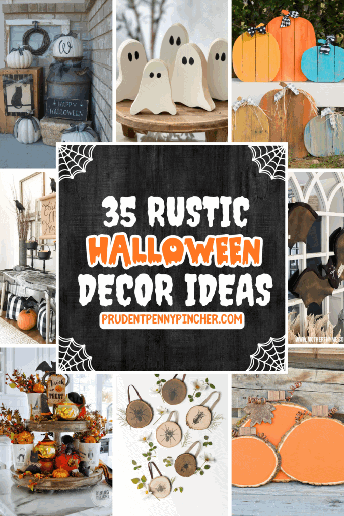35 DIY Rustic Halloween Decor Ideas - Prudent Penny Pincher