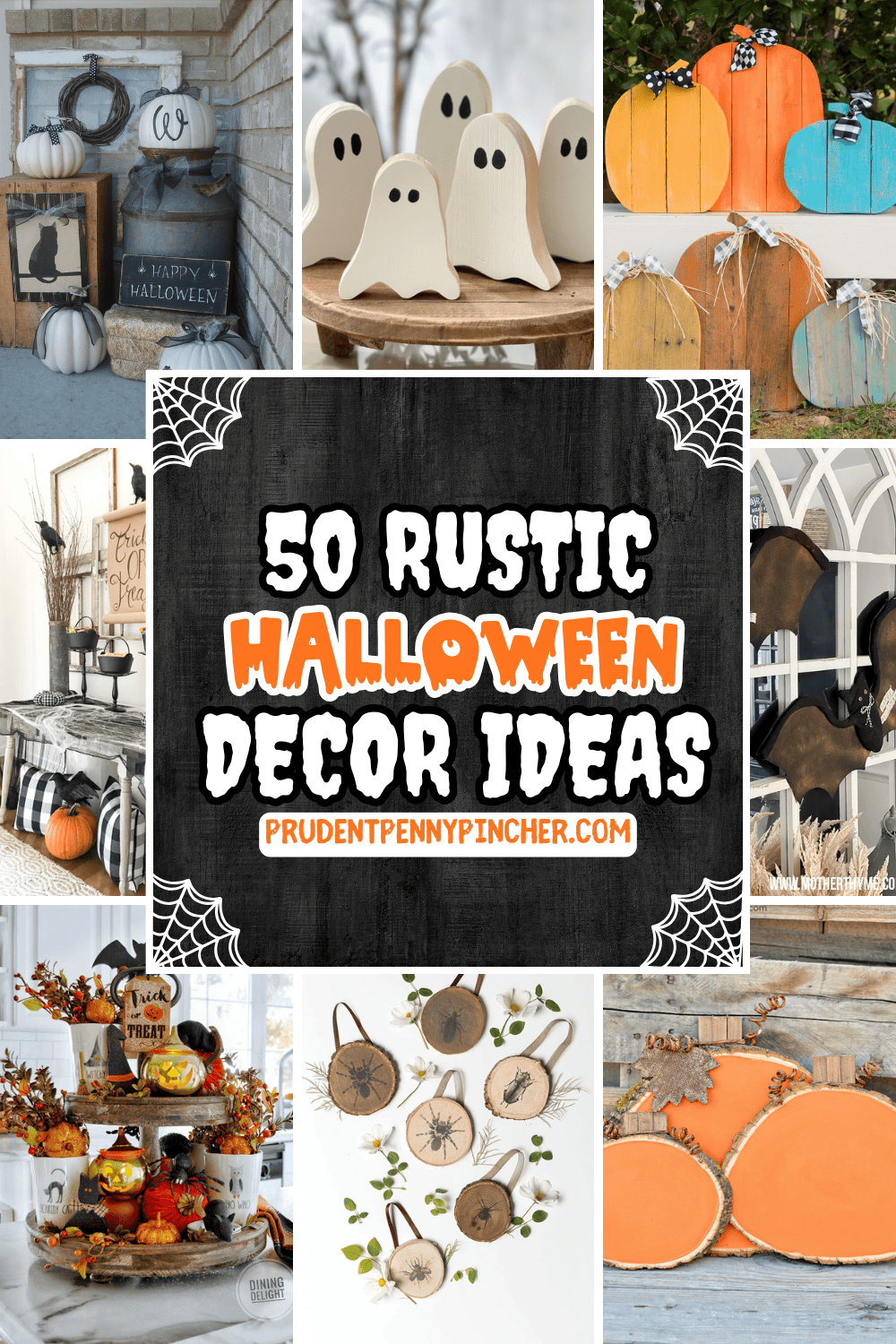 35 DIY Rustic Halloween Decor Ideas - Prudent Penny Pincher