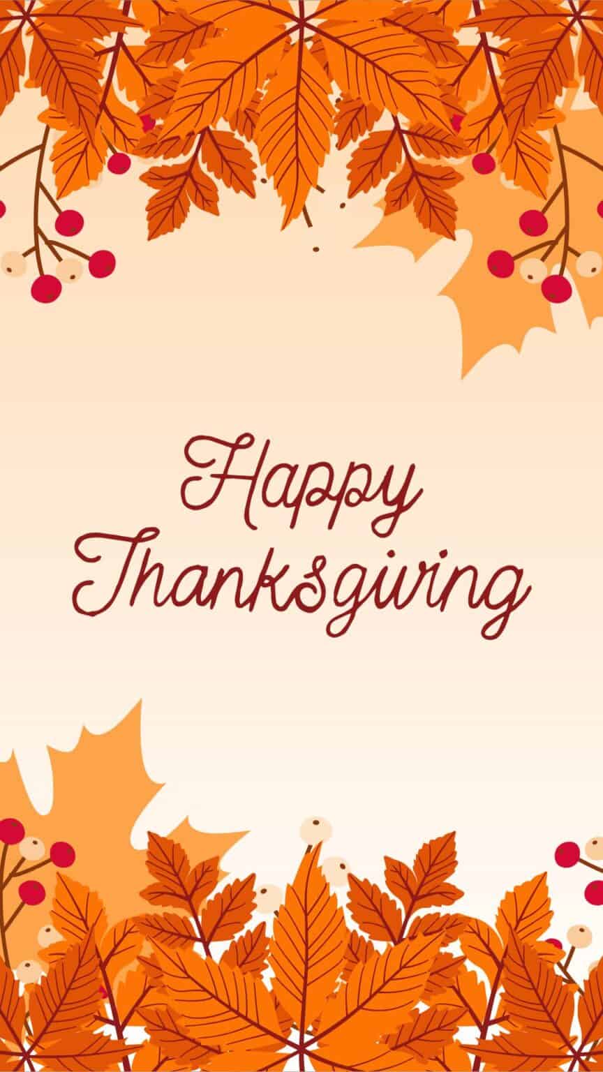 40 Free Thanksgiving Wallpapers for the Phone - Prudent Penny Pincher
