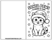 Free Printable Christmas Cards for Kids to Color - Prudent Penny Pincher