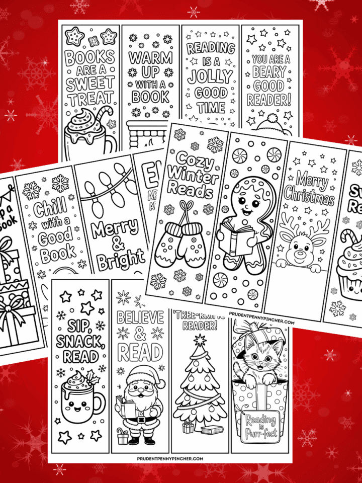 Free Printable Christmas Placemat for Kids - Prudent Penny Pincher