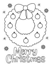 35 Free Printable Christmas Wreath Coloring Pages for Kids - Prudent ...