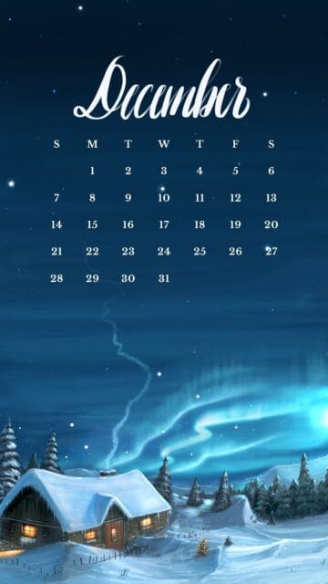 Free December Wallpapers for the Phone - Prudent Penny Pincher