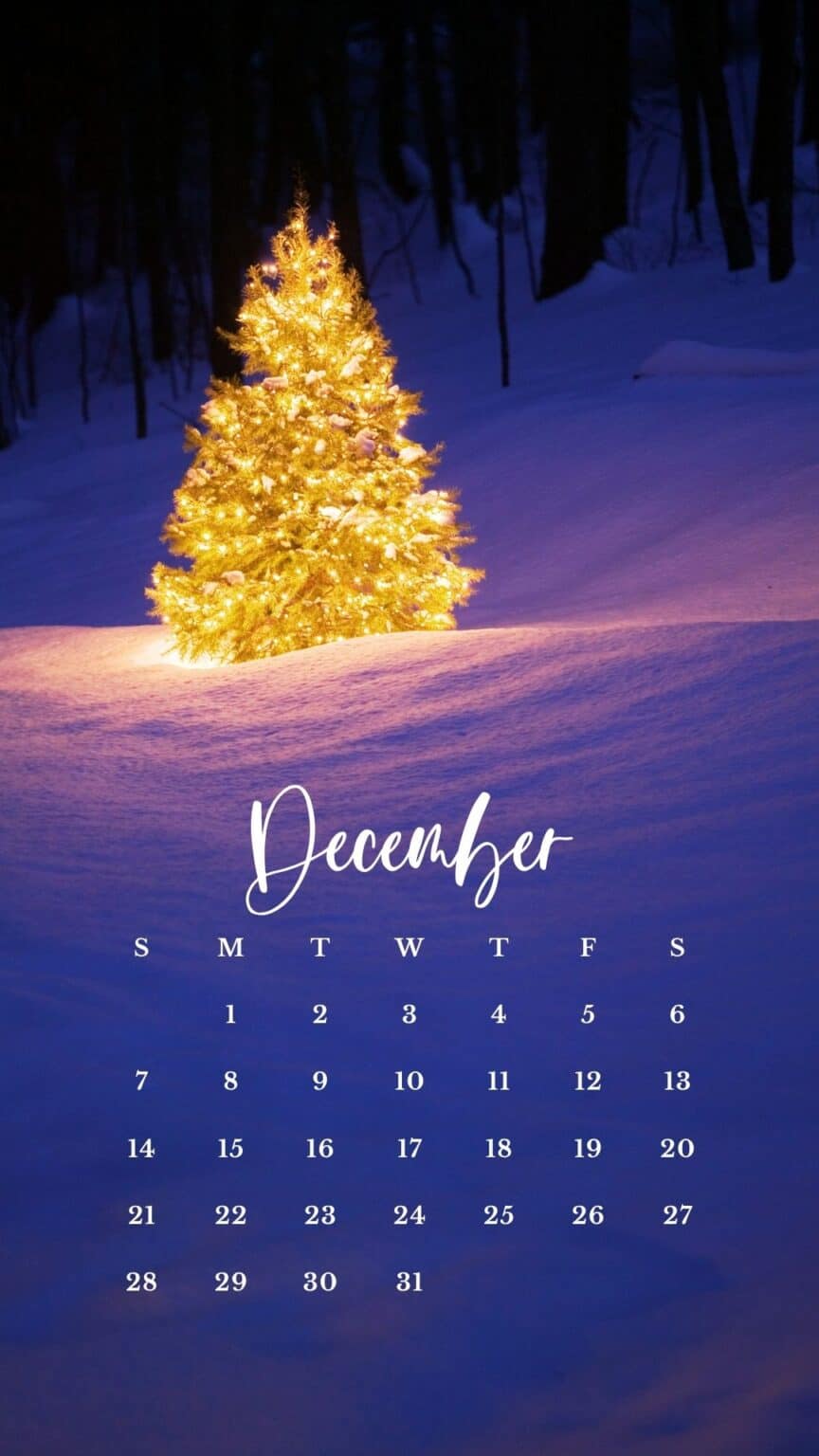 Free December Wallpapers for the Phone - Prudent Penny Pincher