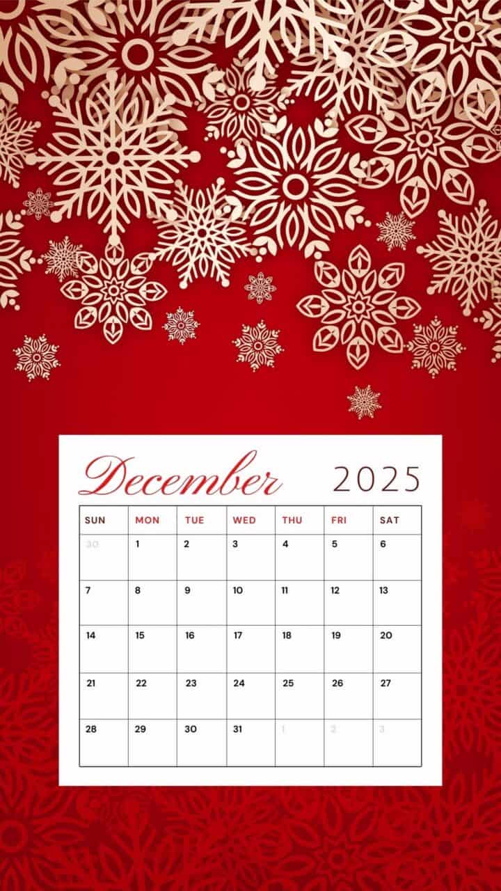 Free December Wallpapers for the Phone - Prudent Penny Pincher